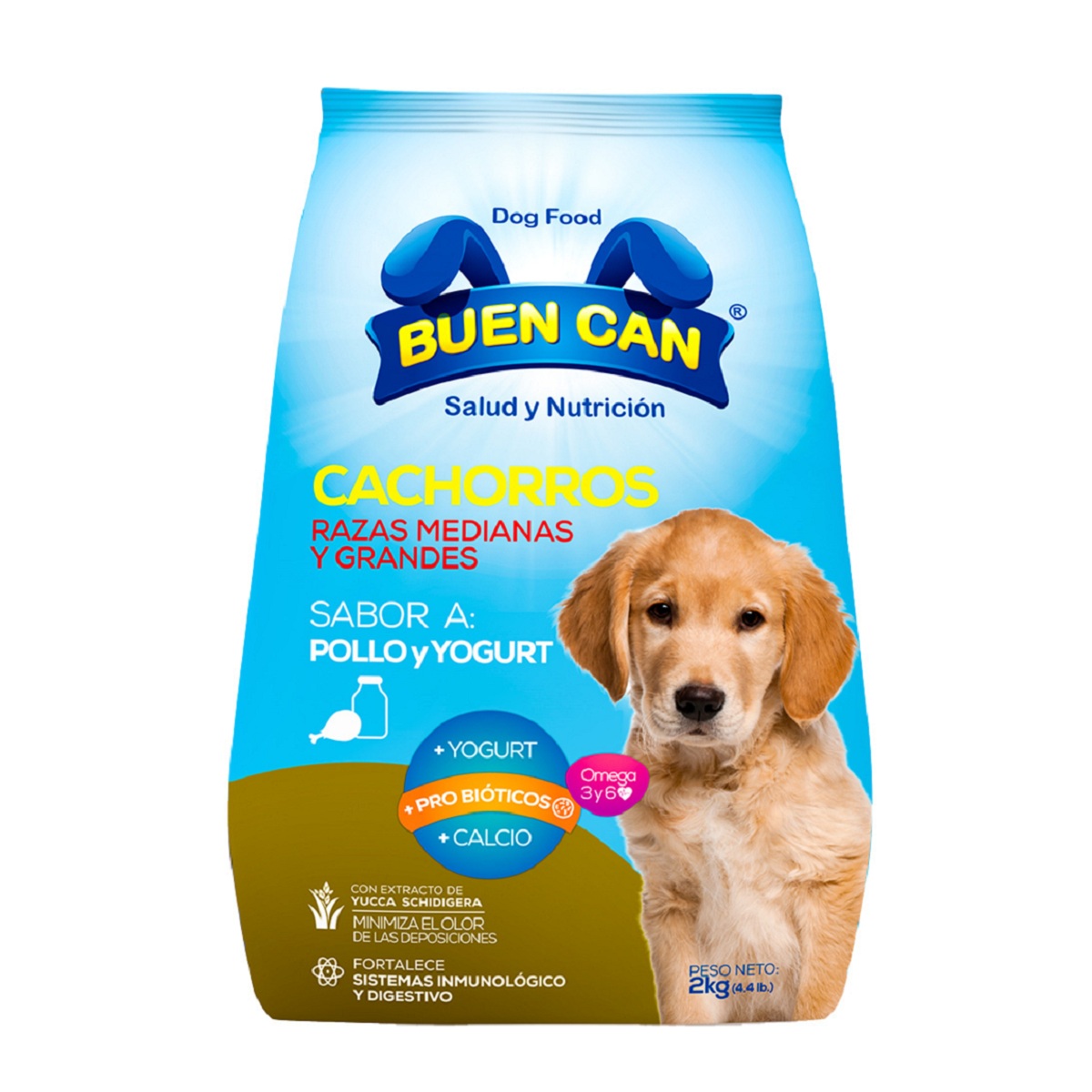 Alimento para Perro Buen Can Cachorro Razas Medianas y Grandes Pollo 4 ...