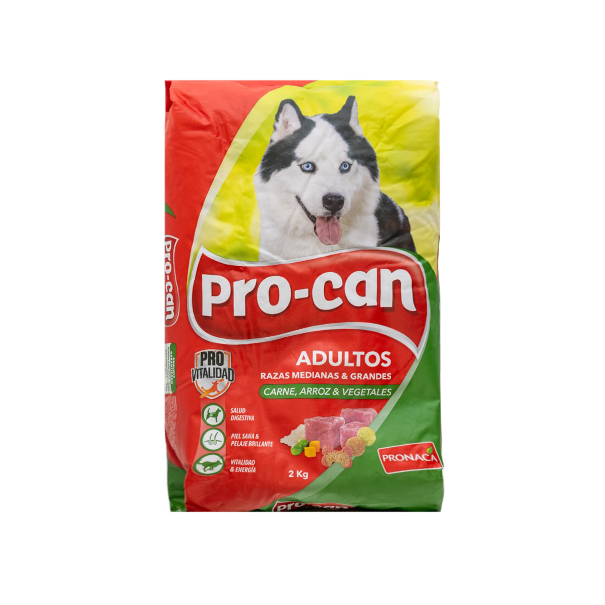 Alimento para Perro Pro-can Adulto Razas Medianas y Grandes Carne Arroz ...