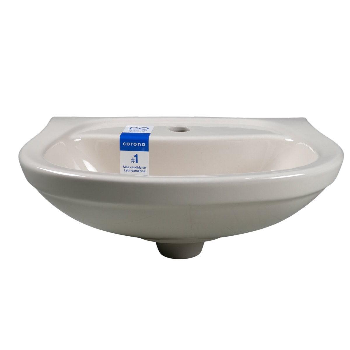 Lavamanos de Baño Corona Acuacer con Pedestal Bone - 1062373