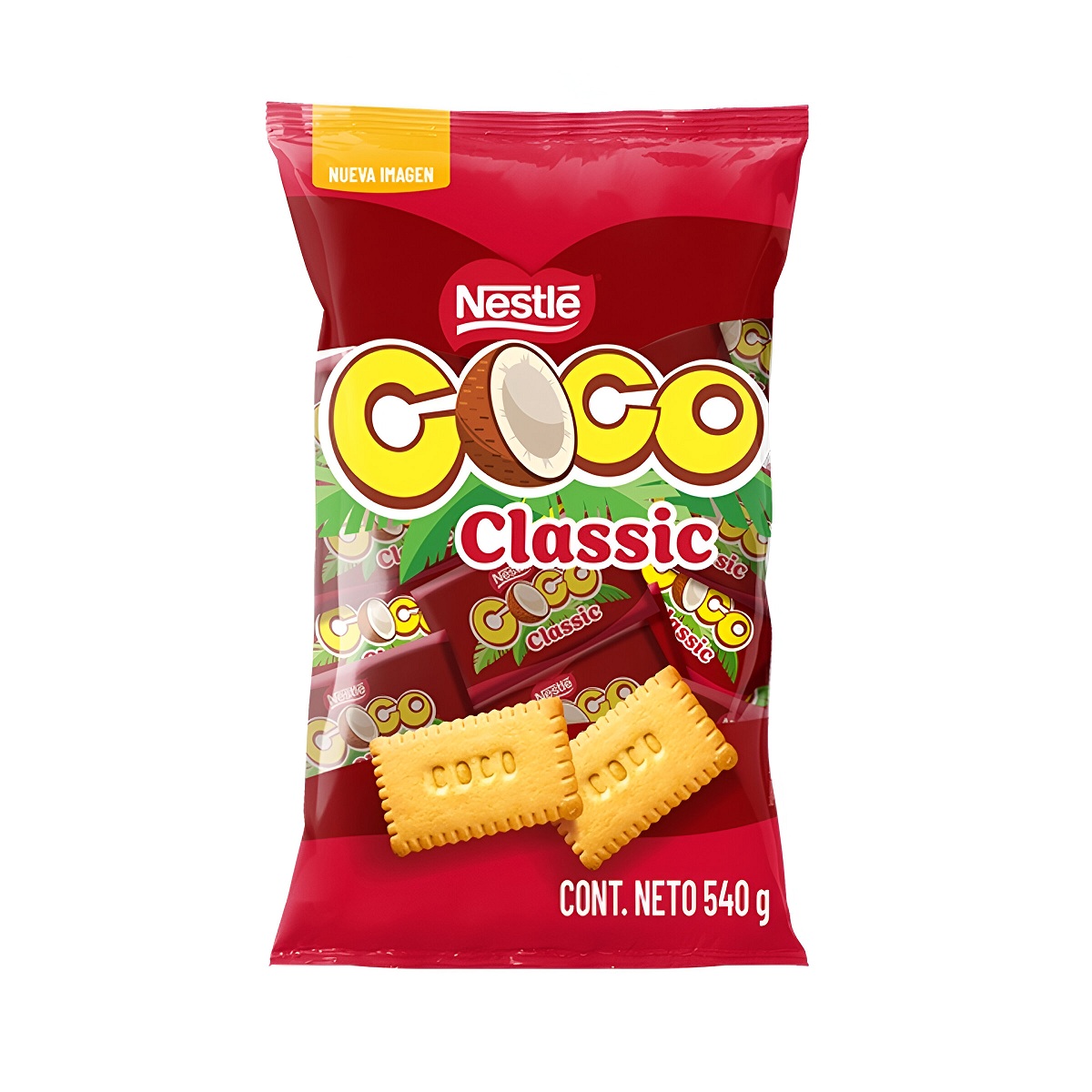Pack 18 Uds Galletas Nestlé Classic Coco 540 g - 911343