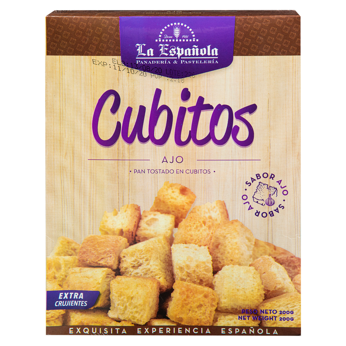 Crutones La Española 200g - Varios Sabores - 1062409