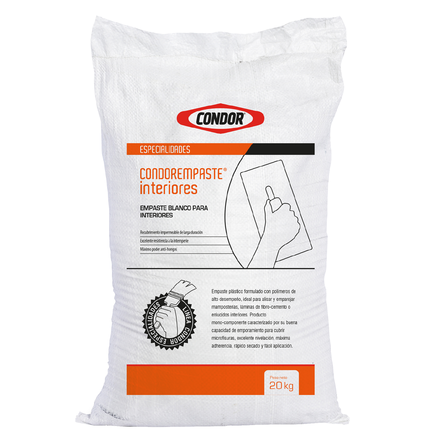 Empaste Condor Estuco Interior 1L - 971603