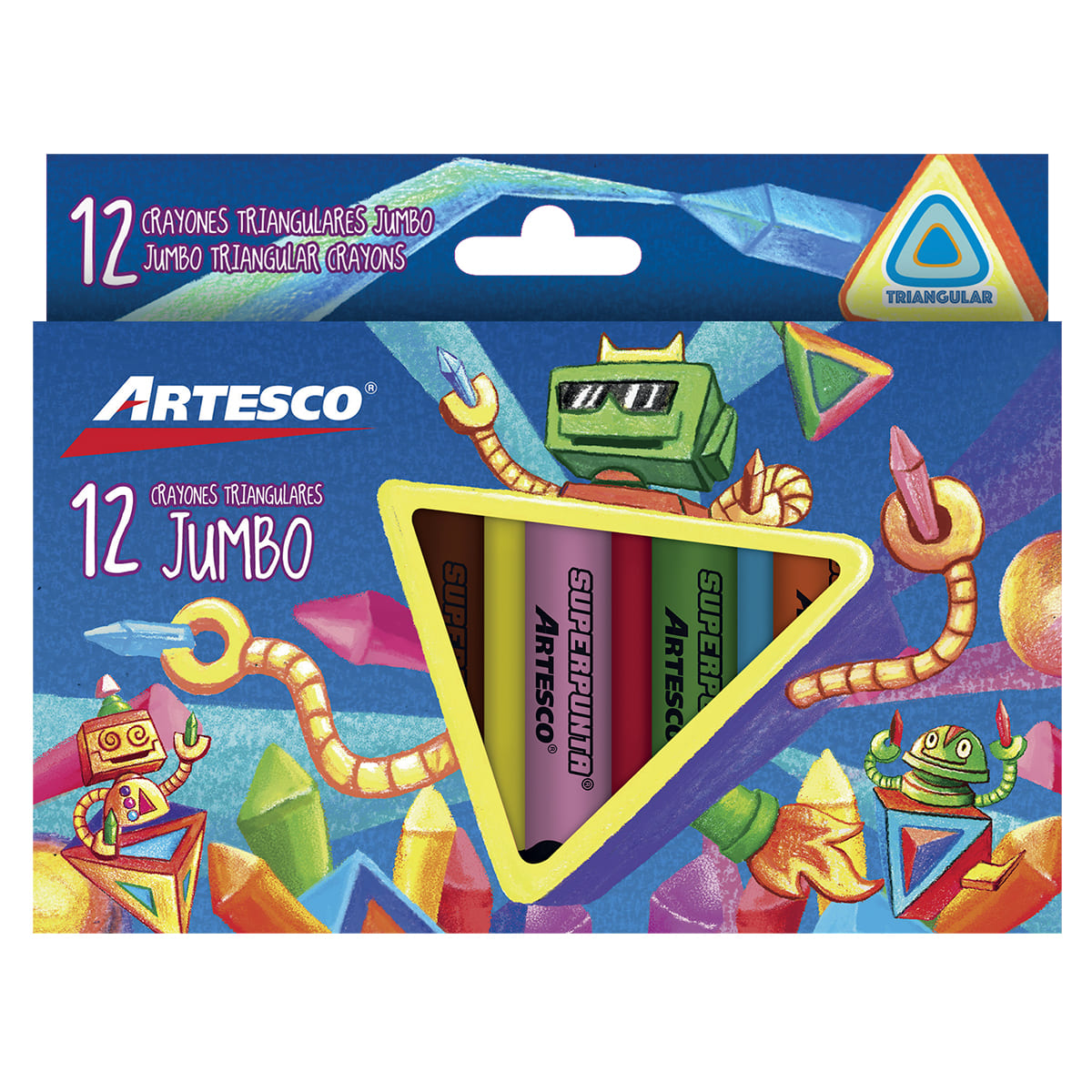Crayones Jumbo Artesco Kids 12 unidades - 895800