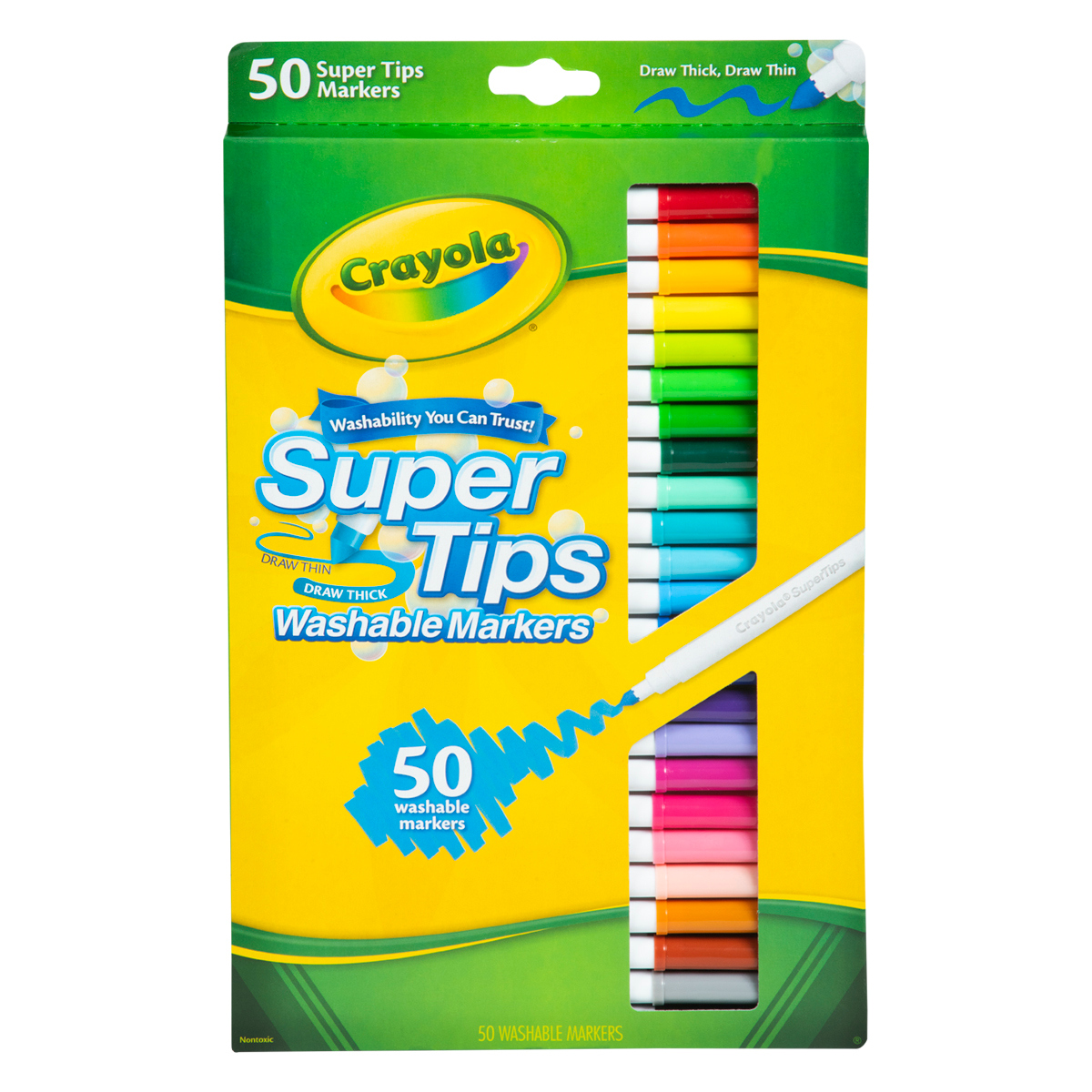 Pack 50 Uds Marcadores Crayola Super Tips - 896142