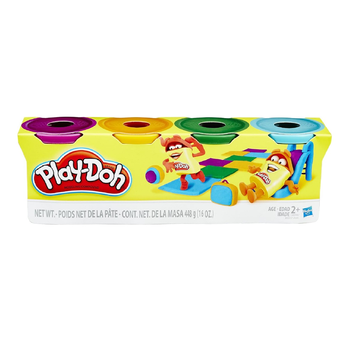 Set 4 Uds Masa Moldeable Play-Doh Surtido - 896196