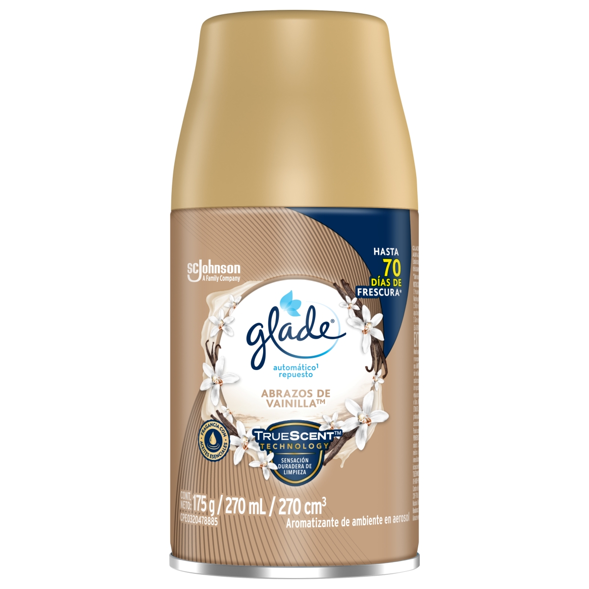 Repuesto para Aromatizante Automático Glade Abrazos de Vainilla 270ml - 896367