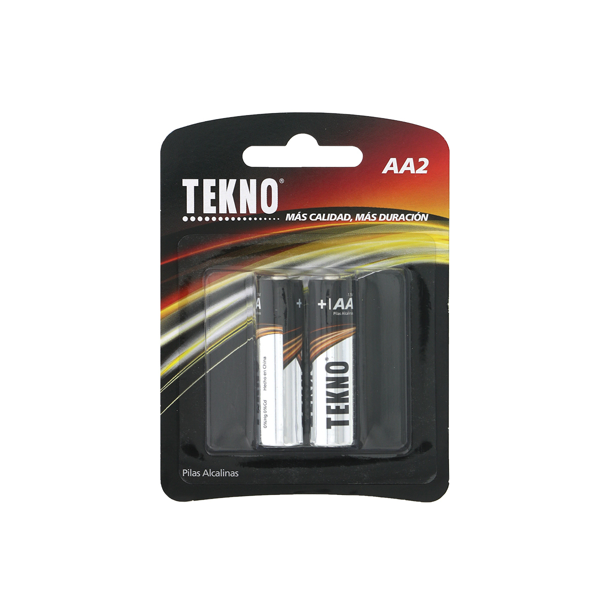 Pack 2 unds Pilas Alcalinas Tekno LR6 2B Doble A - 898193