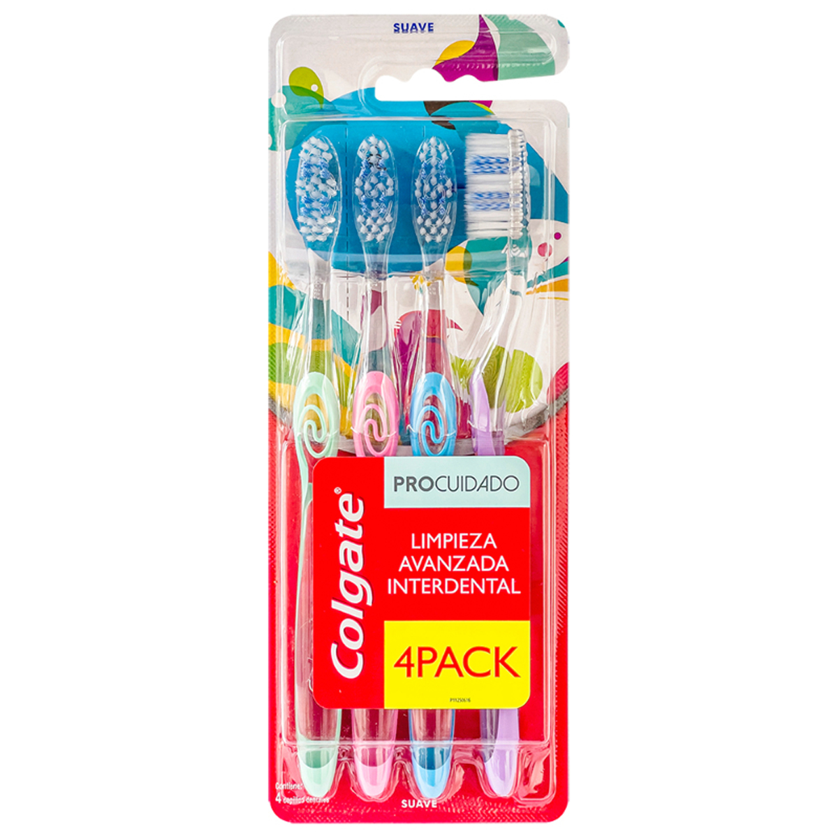 Pack 4 Uds Cepillo Dental Colgate Pro Cuidado - 900206