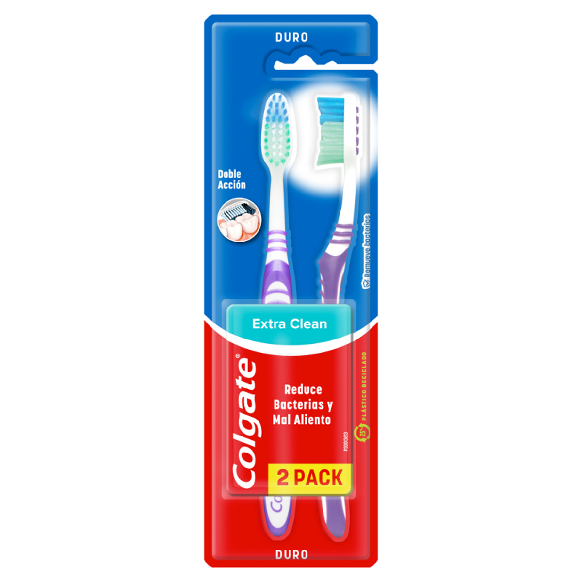 Pack 2 Uds Cepillo Dental Colgate Extra Clean - 900356