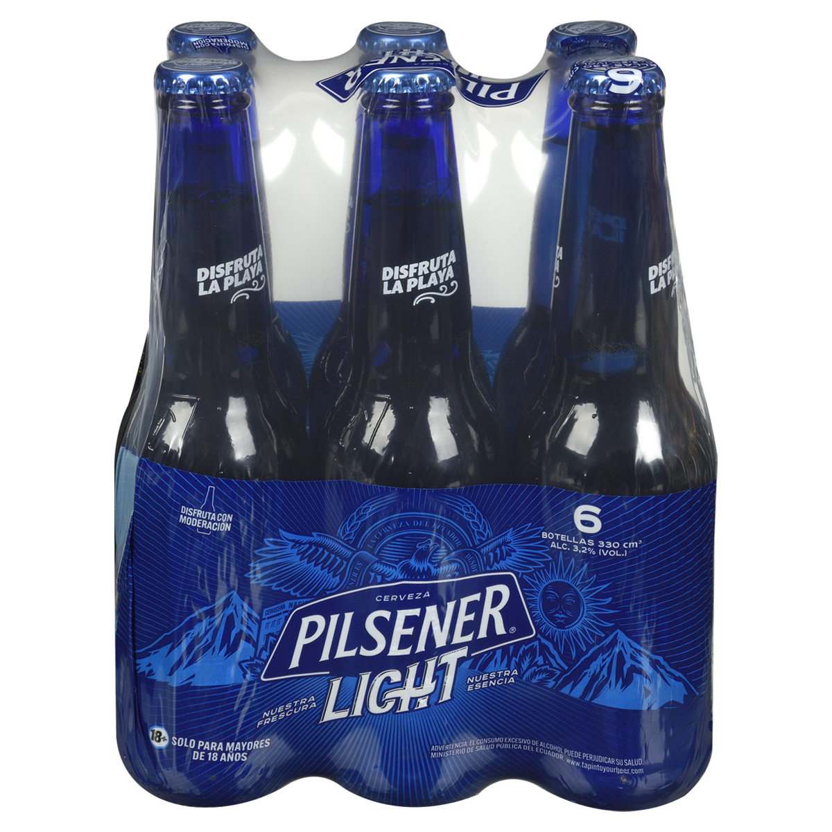 Pilsener Light Cerveza Botella 6pack 330ml - 901180