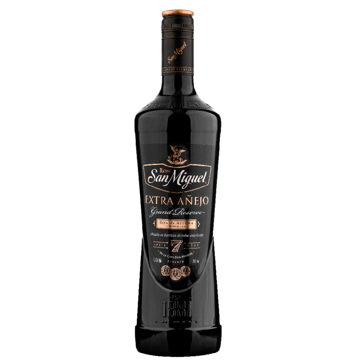 Ron Black San Miguel 7 Años 750ml - 901187