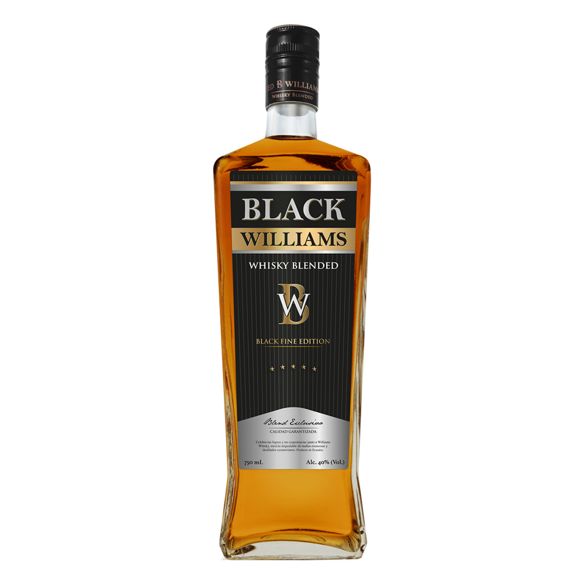 Whisky Black Williams Blended 750ml - 901111