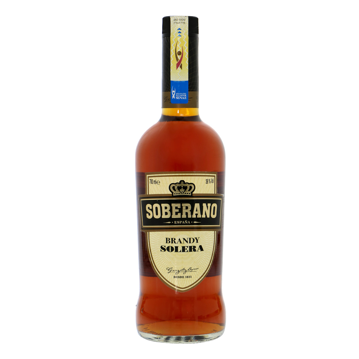 Brandy Soberano Solera 700ml - 901643