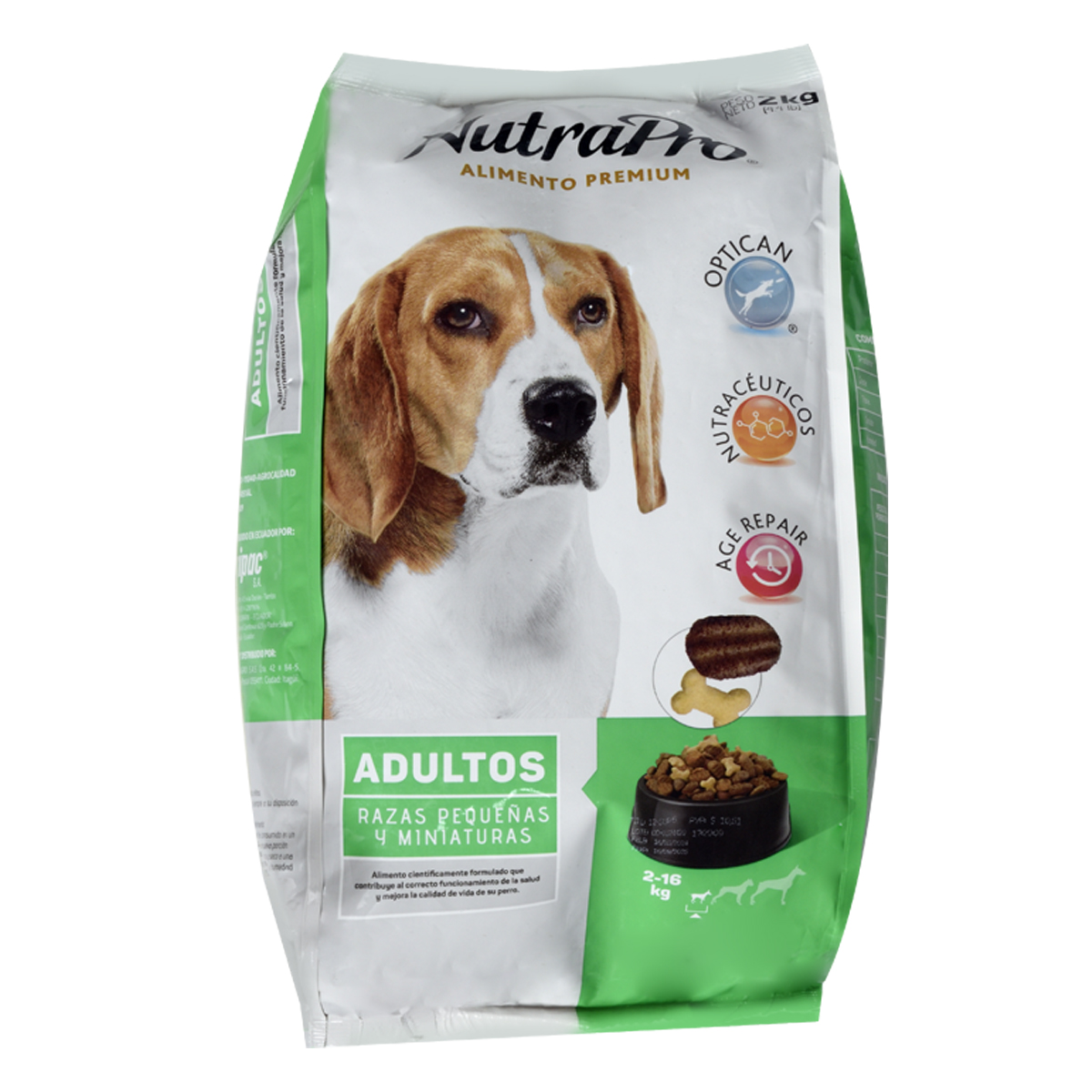Alimento para Perro NutraPro Adulto Razas Pequeñas 2 kg - 905772