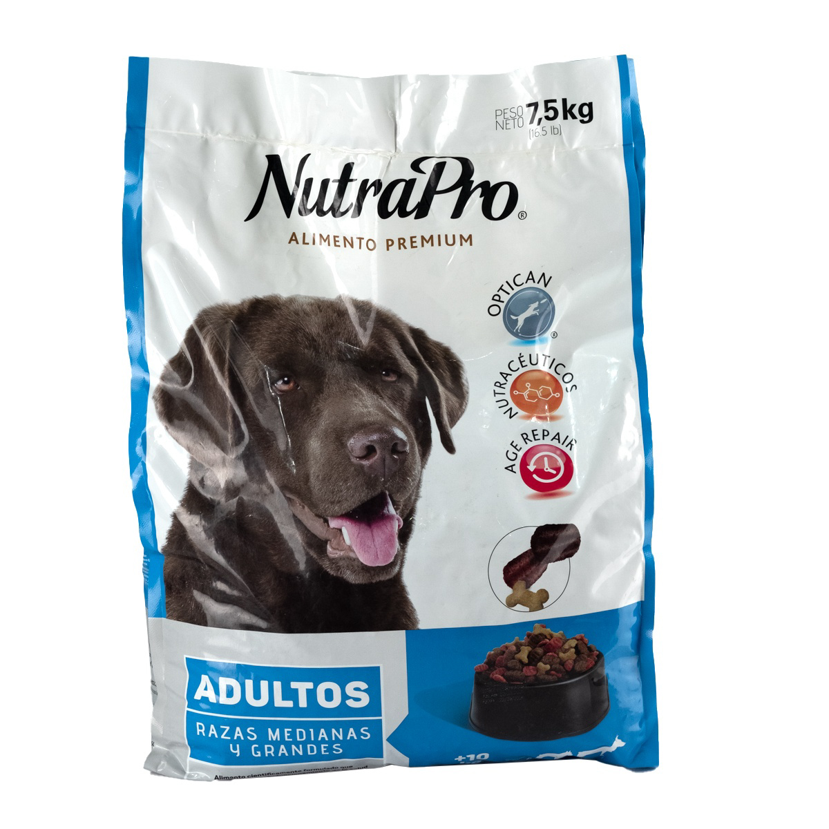 Alimento para Perro NutraPro Adulto Razas Medianas y Grandes 7.5 kg ...