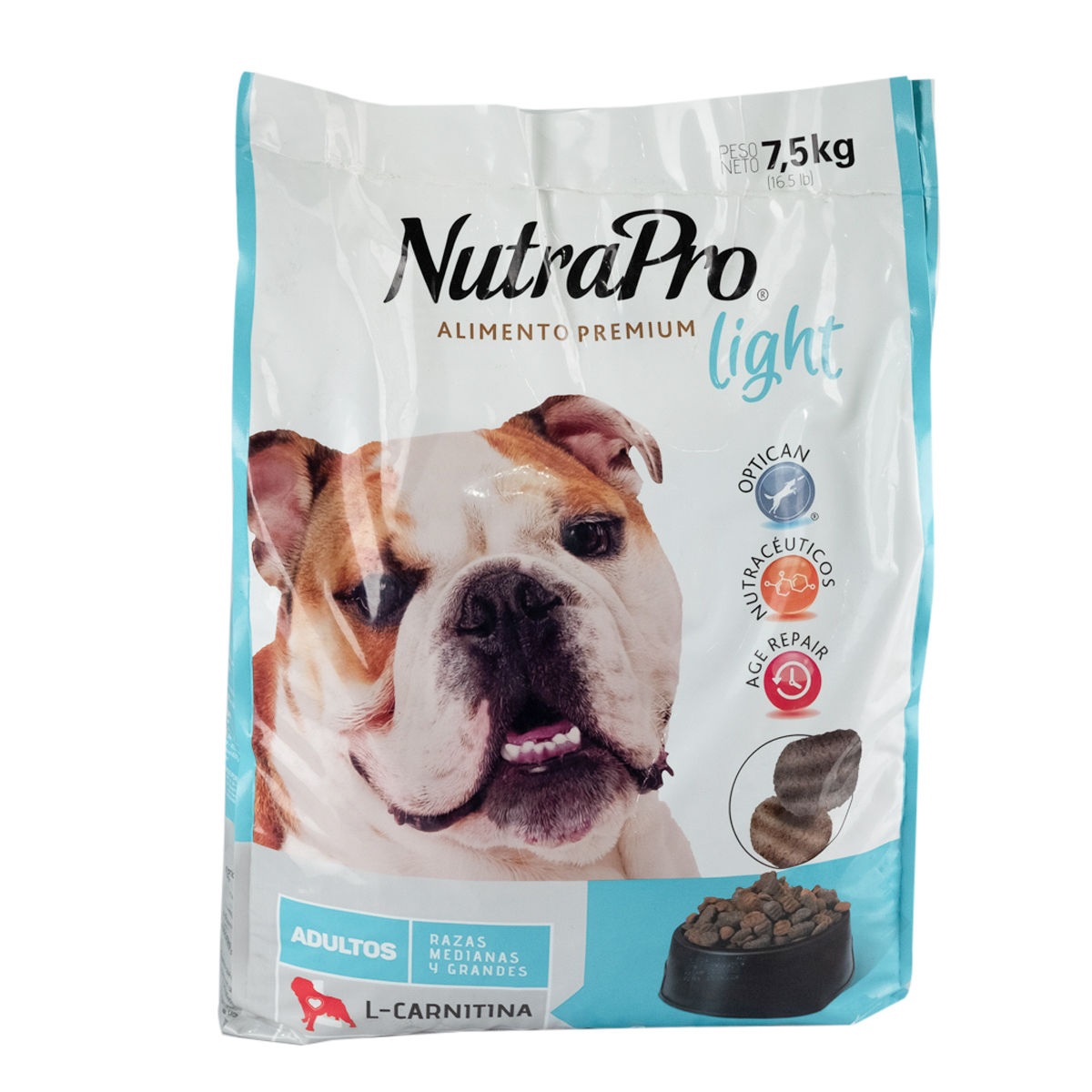 Alimento para Perro NutraPro Adulto Razas Medianas y Grandes Light 7 ...