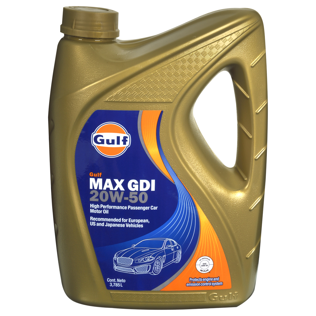 Aceite Automotriz Gulf Max SAE 20w/50 - 3,785 Litros - 942130