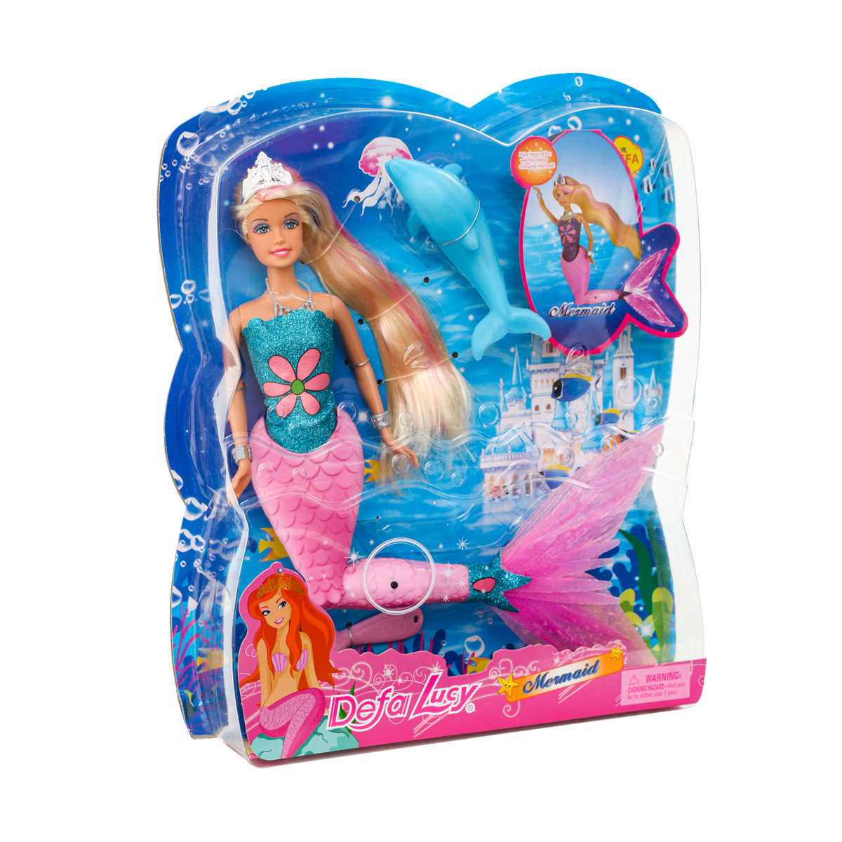 Muñeca Defa Lucy Sirena de Colores - 906742
