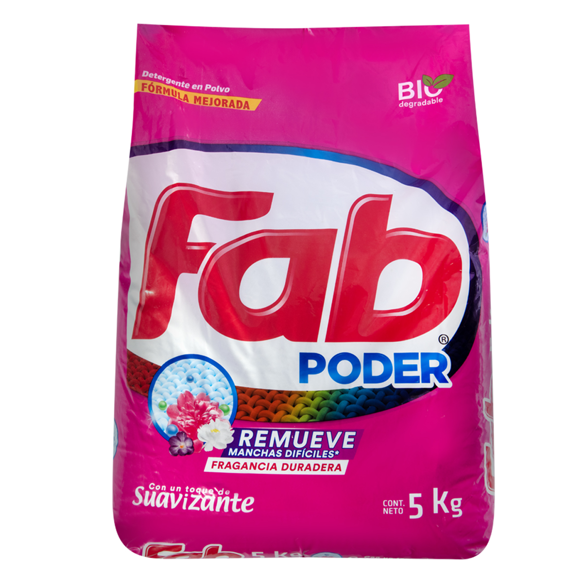 Detergente en Polvo Fab Poder con Suavizante 5 kg - 907728
