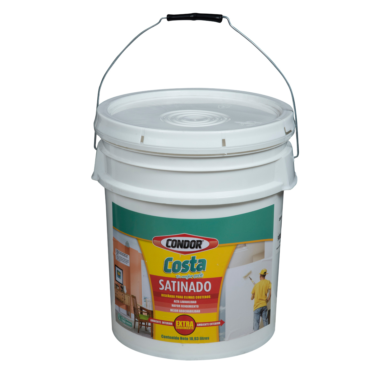 Látex Condor Costa Satín Blanco Caneca - 908261