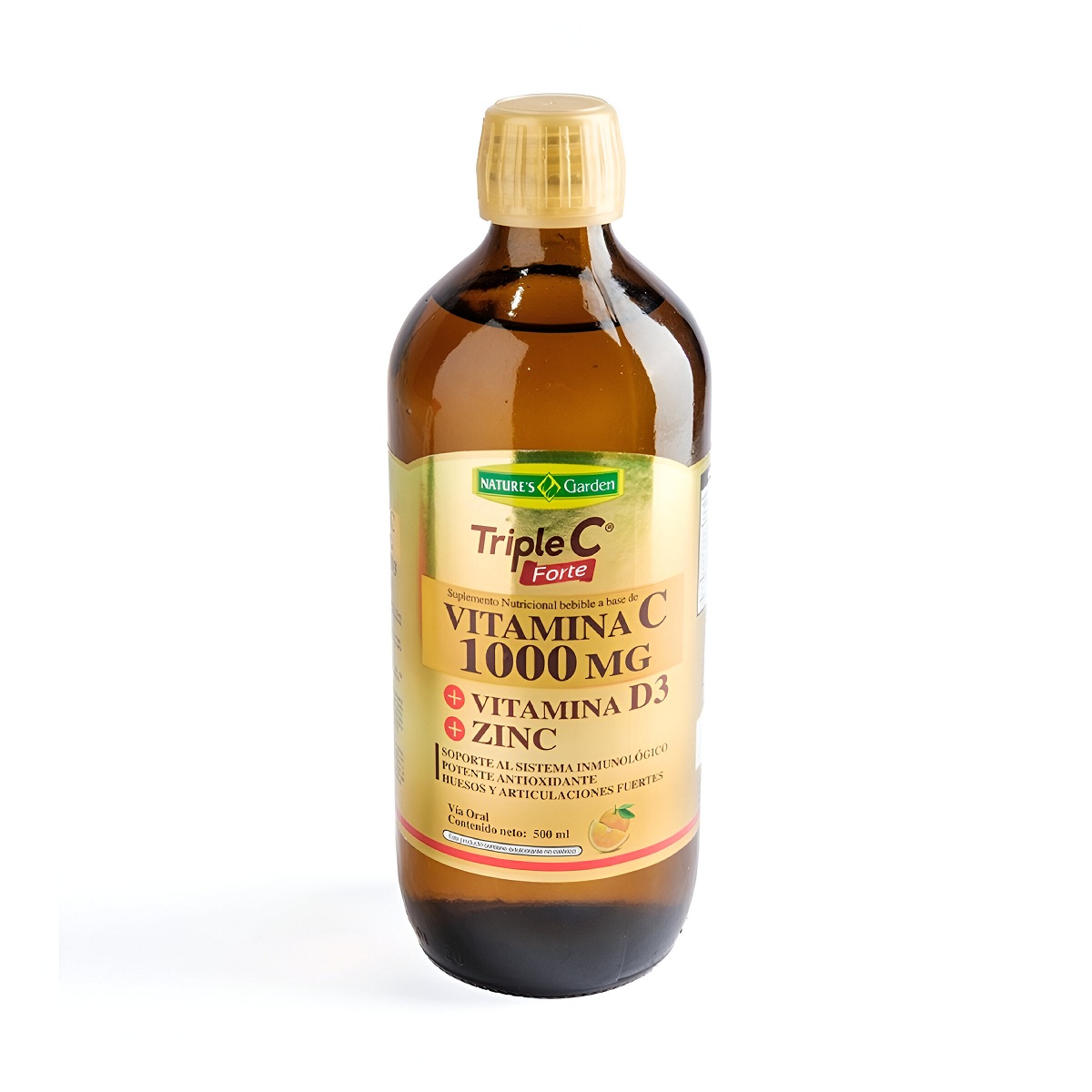 Jarabe Triple C Forte Nature’s Garden Naranja 500 ml - 909221