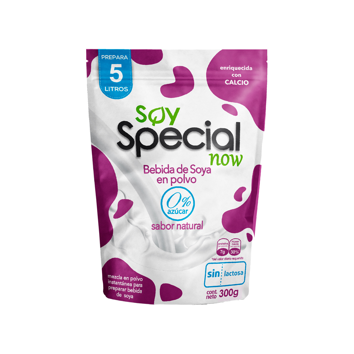 Leche en Polvo de Soya Soy Special 0% Azúcar Funda300g - 908414