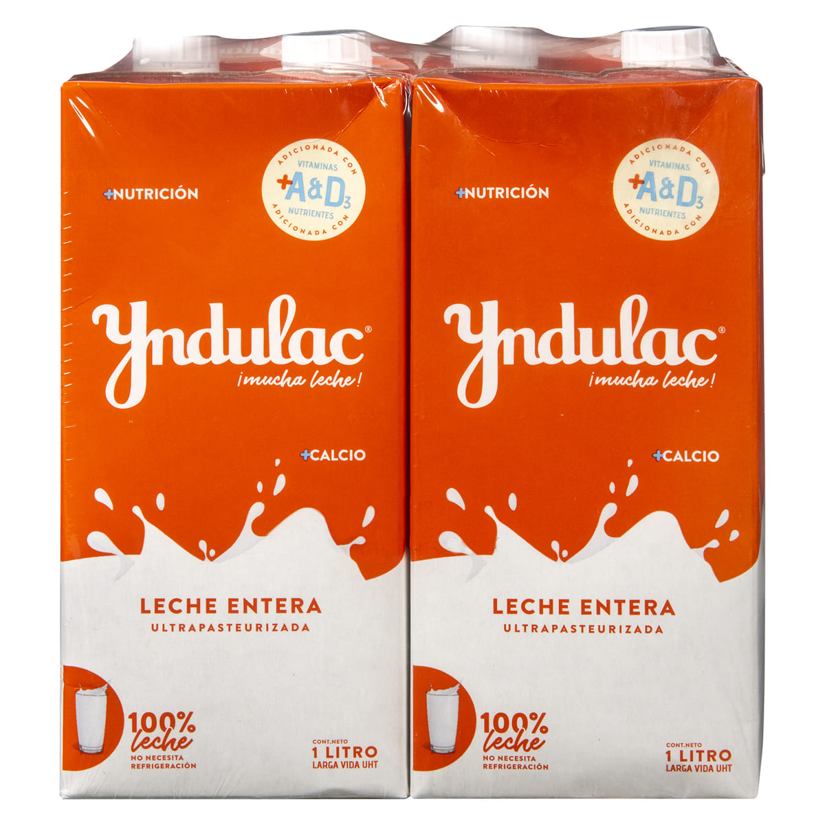 Pack 4 Uds Leche Indulac Entera 1L - 908844