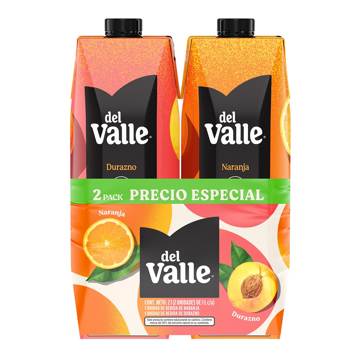 Pack 2 Uds Jugo Del Valle Néctar Varios Sabores 1L - 908943