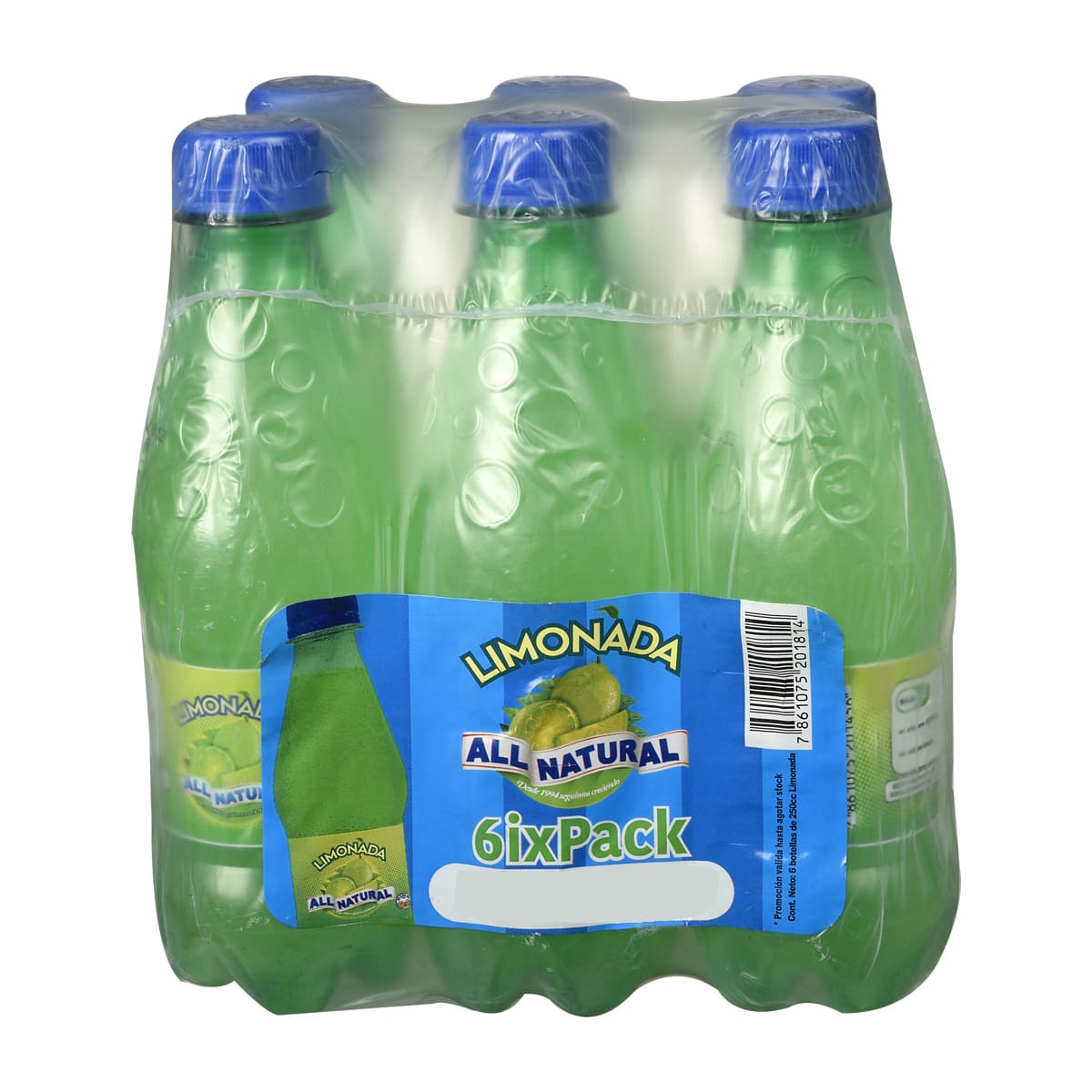 Pack 6 uds Jugo All Natural Limonada 250ml - 909046