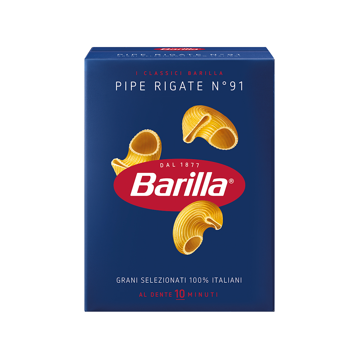 Pasta Pipe Rigate N°91 Barilla 500g - 909544