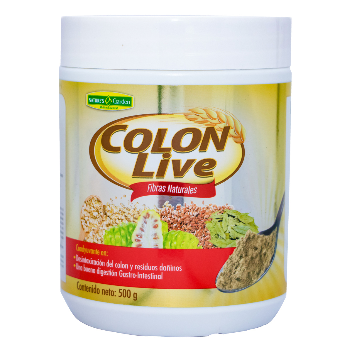 Suplemento en Polvo Colon Live Nature’s Garden 500 g - 909222