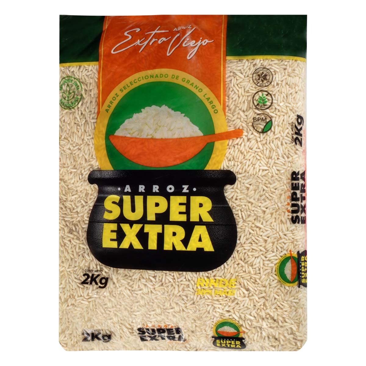 Arroz Super Extra Envejecido 2 kg - 909661