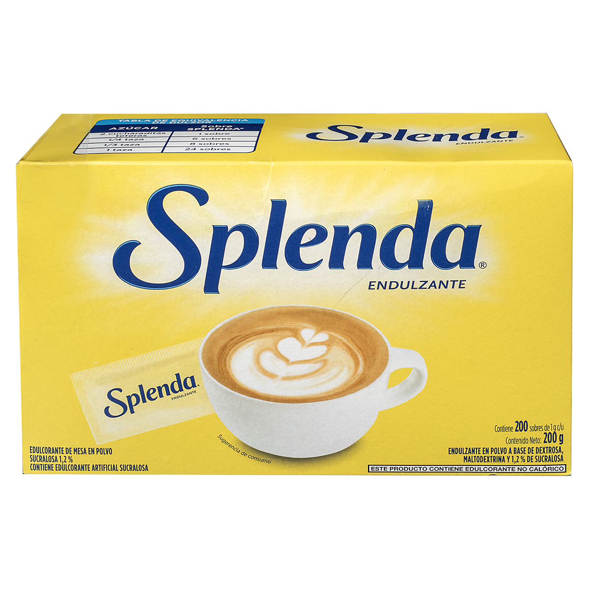 Pack 200 Sobres Endulzante Splenda 200g - 910667
