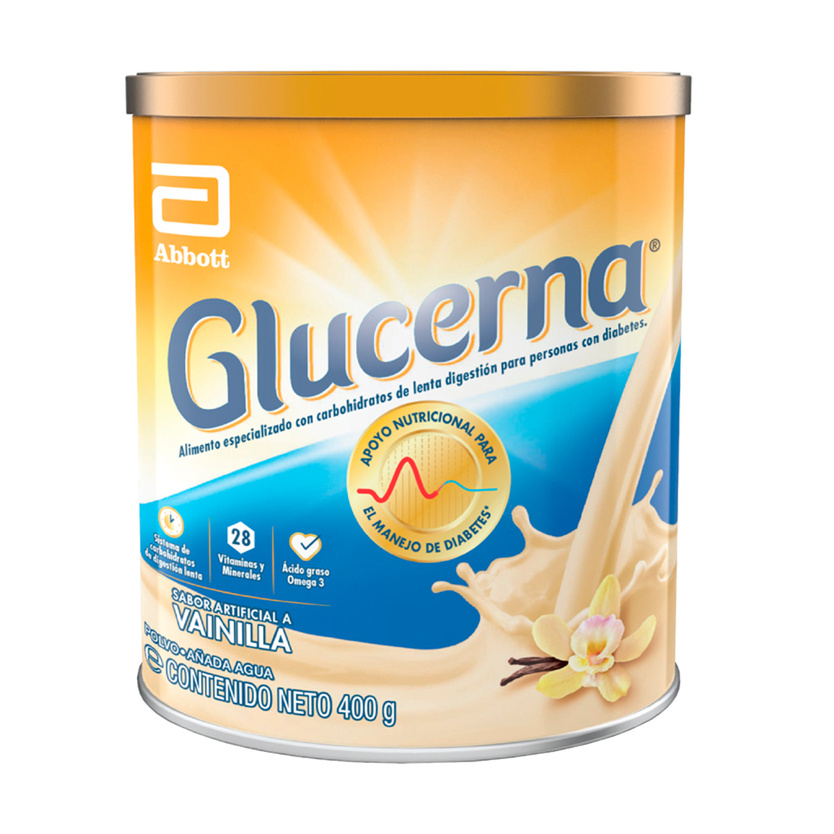 Leche Glucerna Triple Care Vainilla 400 g - 910742