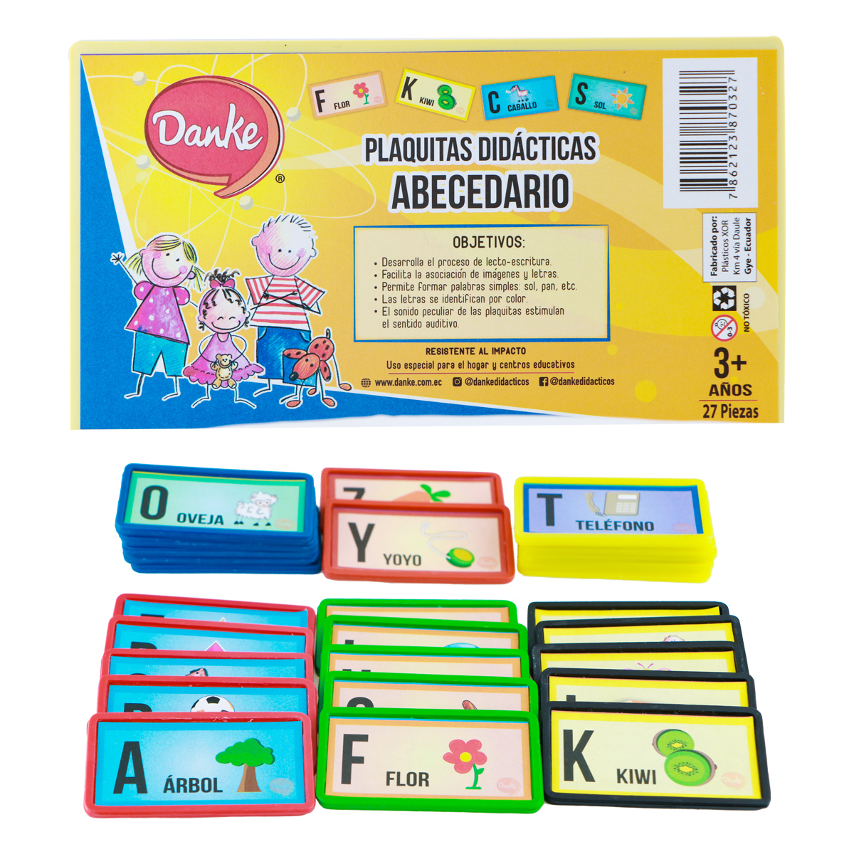 Plaquitas Didácticas Danke ABC - 911580