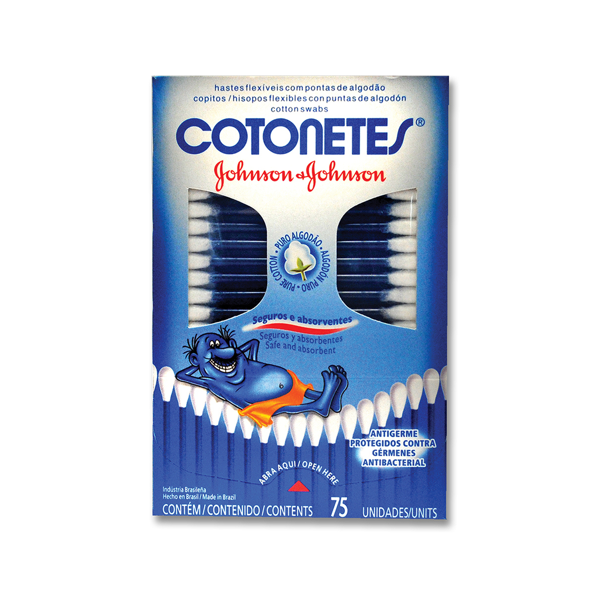 Copitos Cotonetes Johnson's - 75 Unidades - 913502