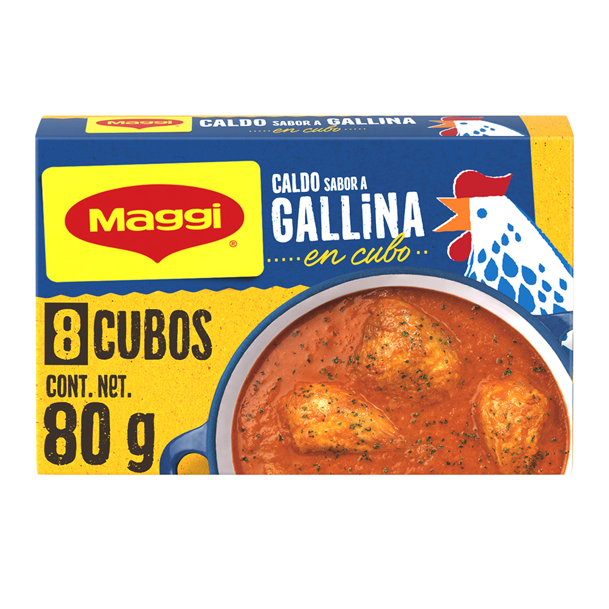 Pack 8 Uds Caldo de Gallina Maggi 80g - 913607
