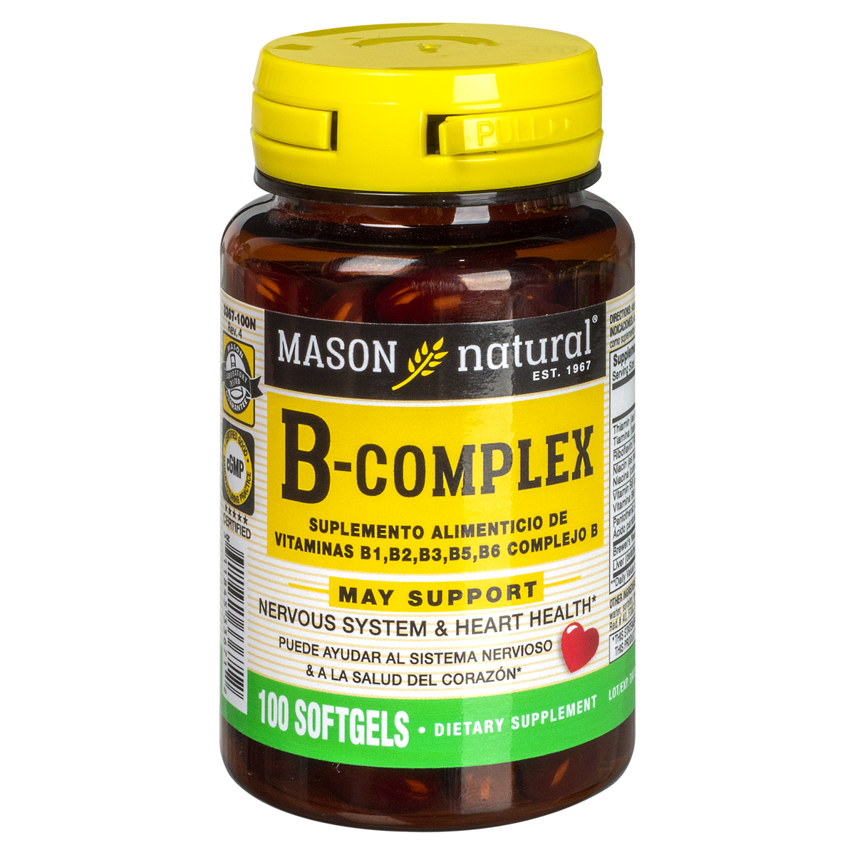 B-Complex Mason Natural - 100 Cápsulas - 914133