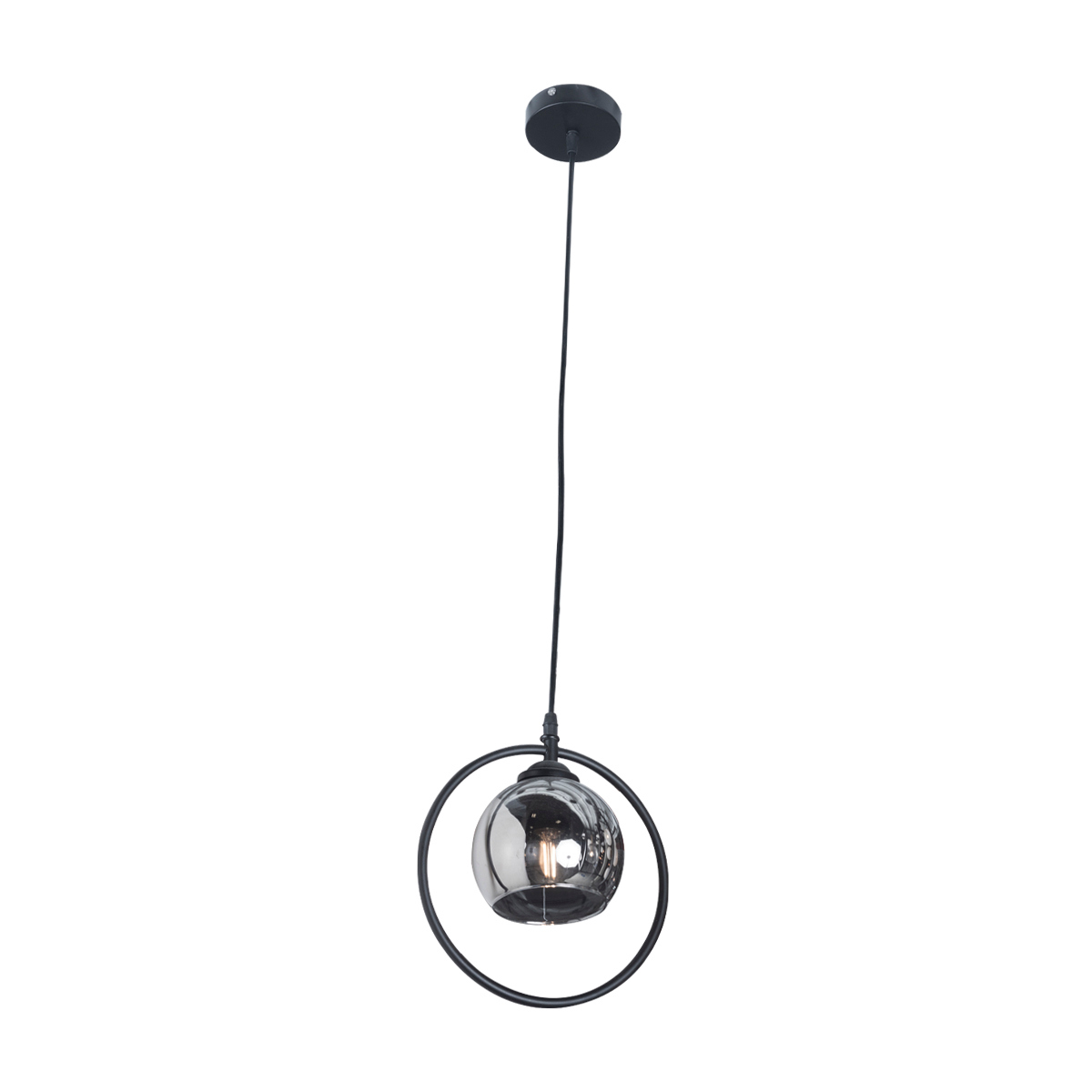 Lámpara Colgante Ikelite-Moderna 1 Luz Negro - 914428