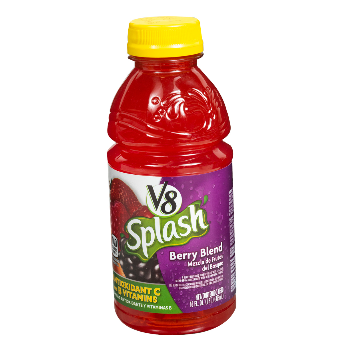 Jugo V8 Splash Berry Blend 473ml - 914721