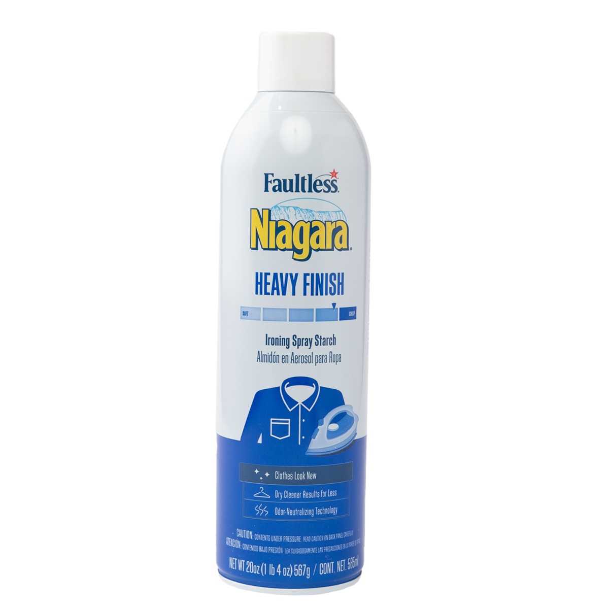 Almidón Liquido en Aerosol Niagara Faultless Heavy Finish 567 g - 914876