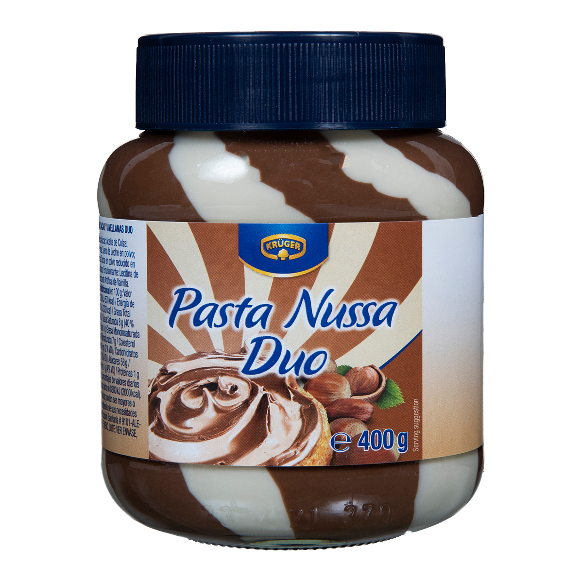 Crema de Avellanas Kruger Pasta Nussa Duo 400g - 915173