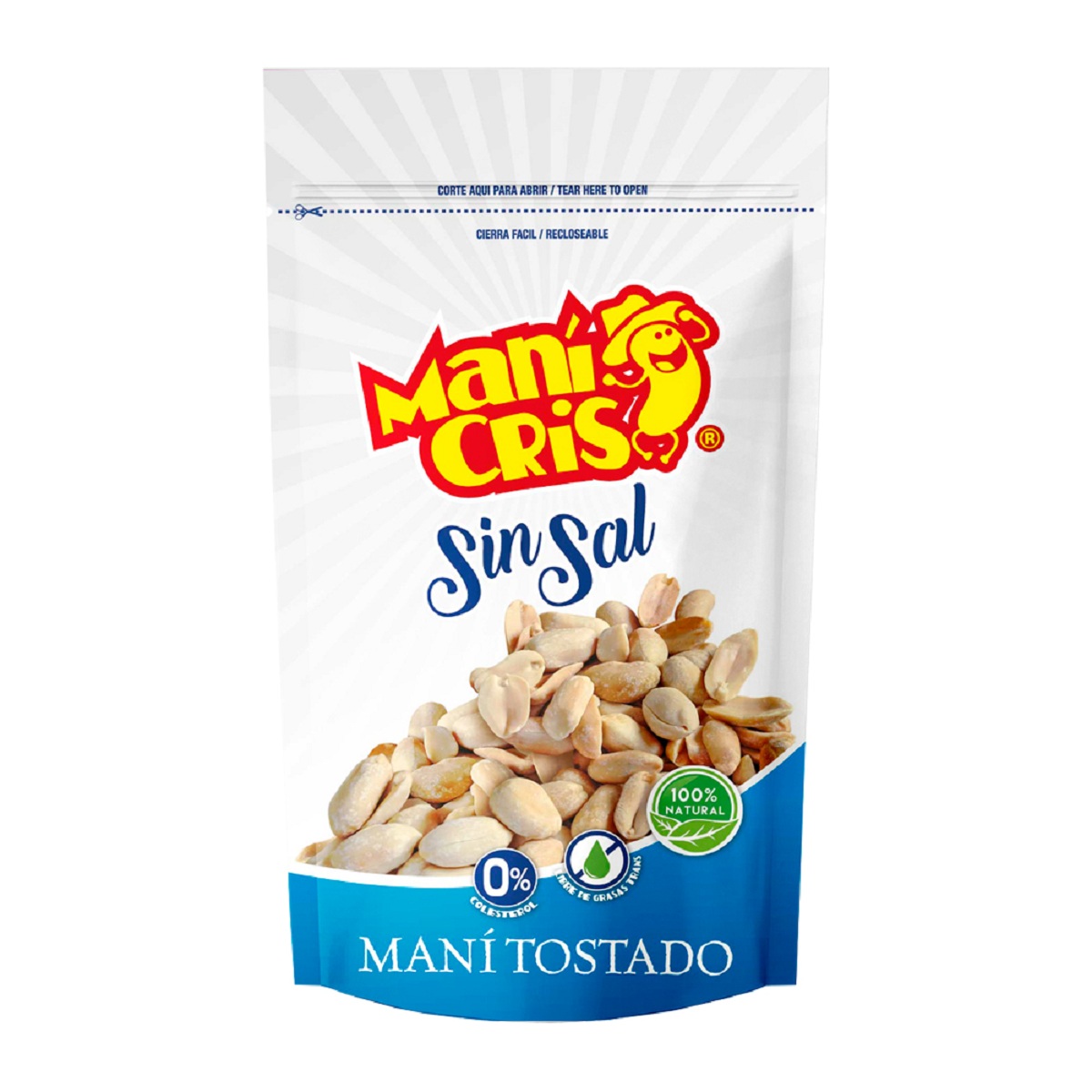 Maní Cris Tostado sin Sal 140 g - 916538