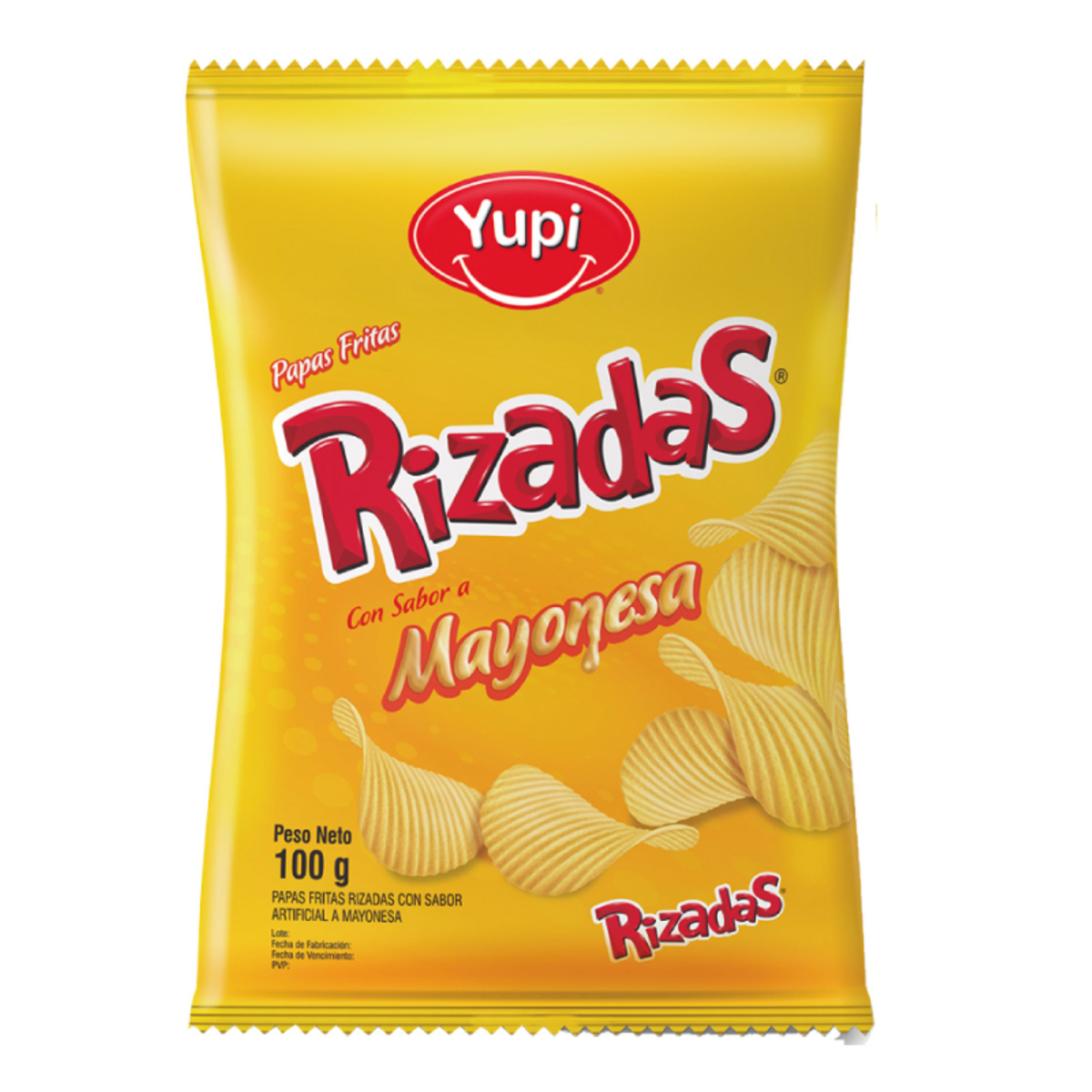 Papas Rizadas Yupi Mayonesa 100g - 916621