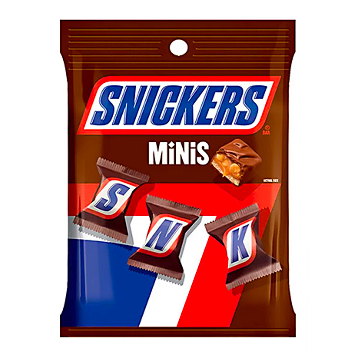 Funda de Chocolates Snickers Minis 124g - 917251