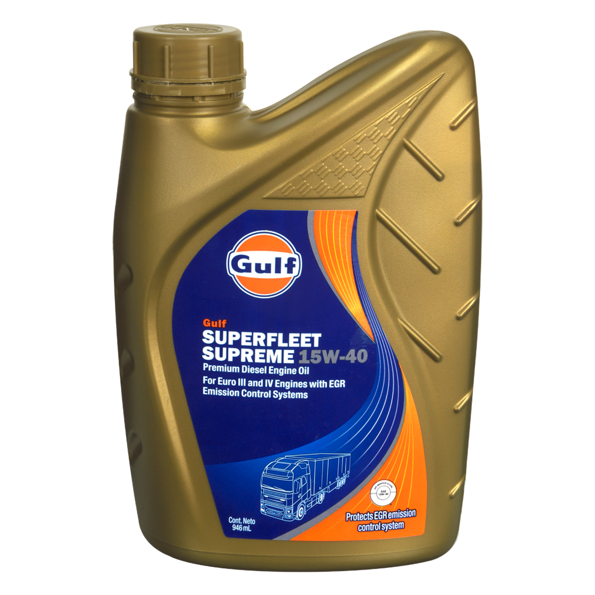 Aceite Automotriz Gulf Superfleet Supreme SAE 15W40 - 917371