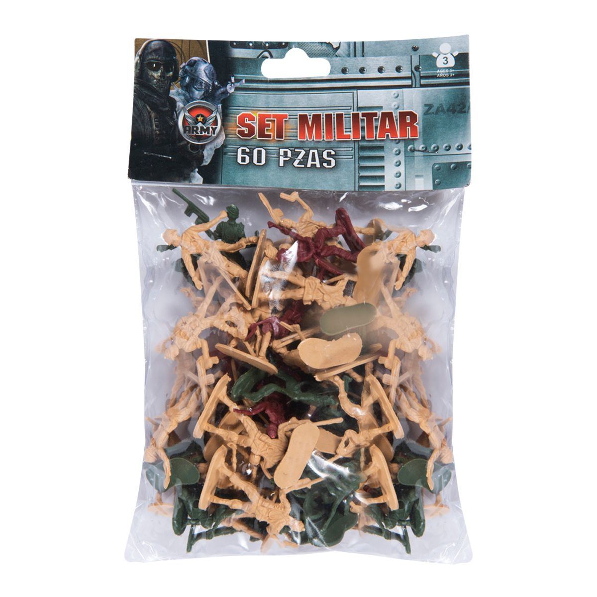 Set Militar Happy Valley 60 Pzas - 918283