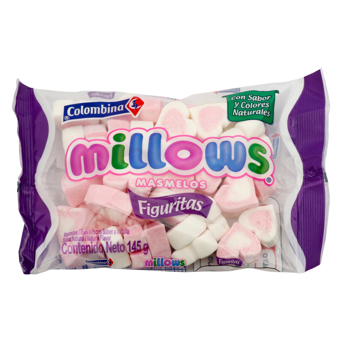 Marshmallows Millows Corazón 145g - 919394