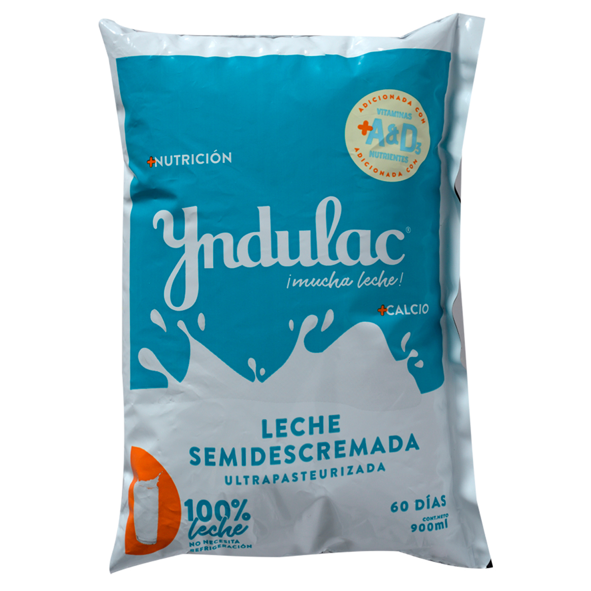 Leche Indulac Semidescremada Funda 900ml - 920908