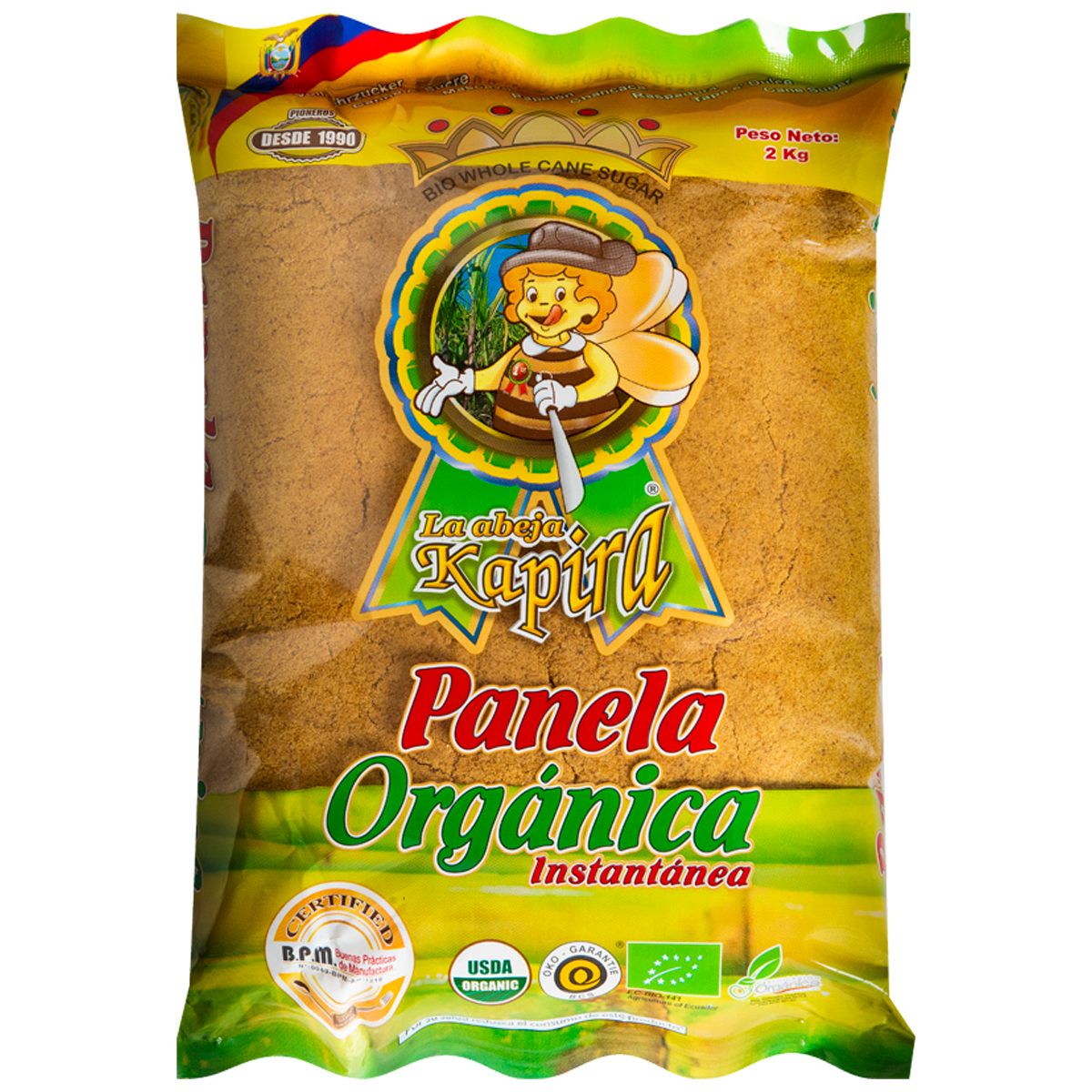 Panela Orgánica en Polvo Kapira 2kg - 921320
